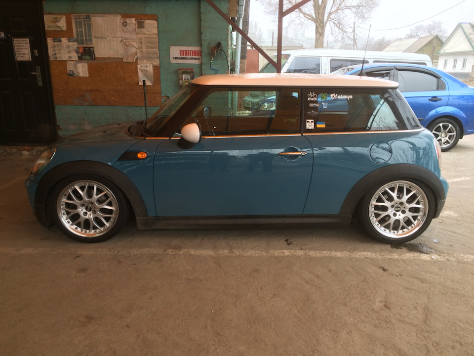 Диски №10 — BBS RS844 — R90 Cross-Spoke Design 2-Piece — MINI One Mk II ...