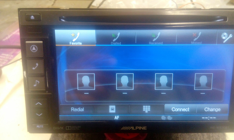 Alpine INE-W970BT — Toyota Caldina (210), 2 л, 1999 года | автозвук ...
