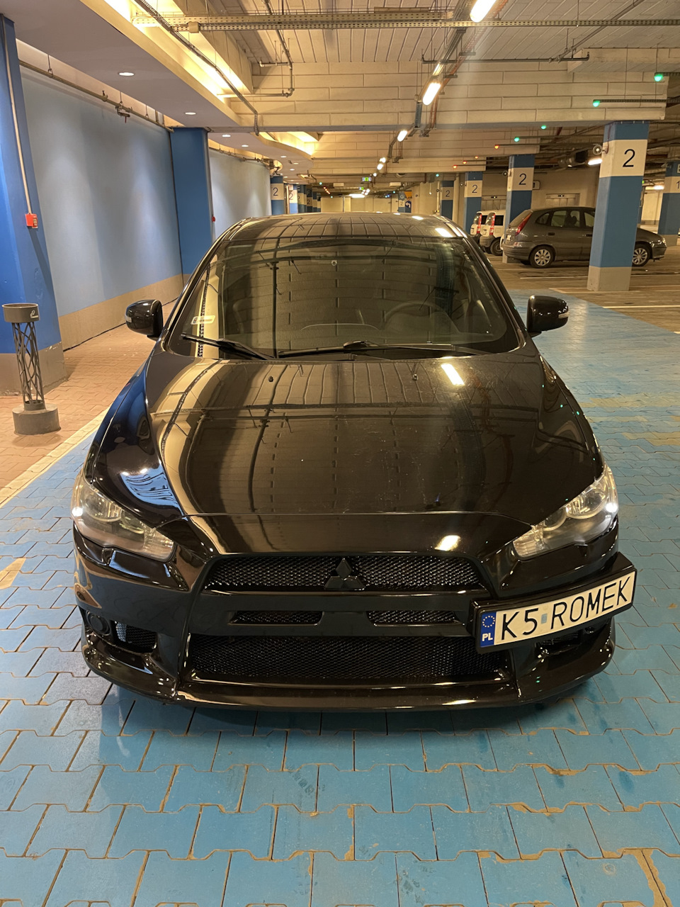 Передний бампер EVO X — Mitsubishi Lancer X, 1,8 л, 2008 года ...