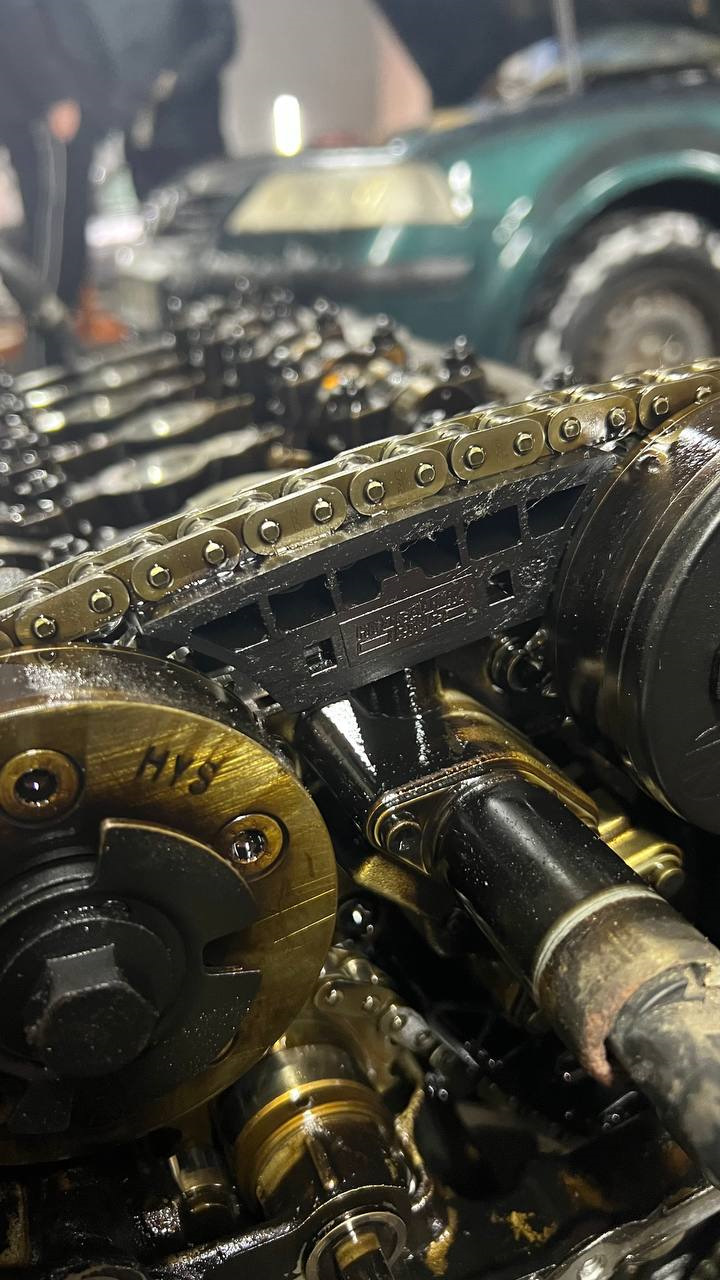 Замена цепи, со снятием мотора — Volkswagen Passat CC, 3,6 л, 2009 года ...