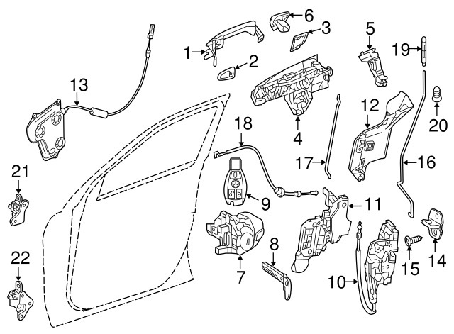 A1667600700 Доводчик двери Mercedes | Запчасти на DRIVE2