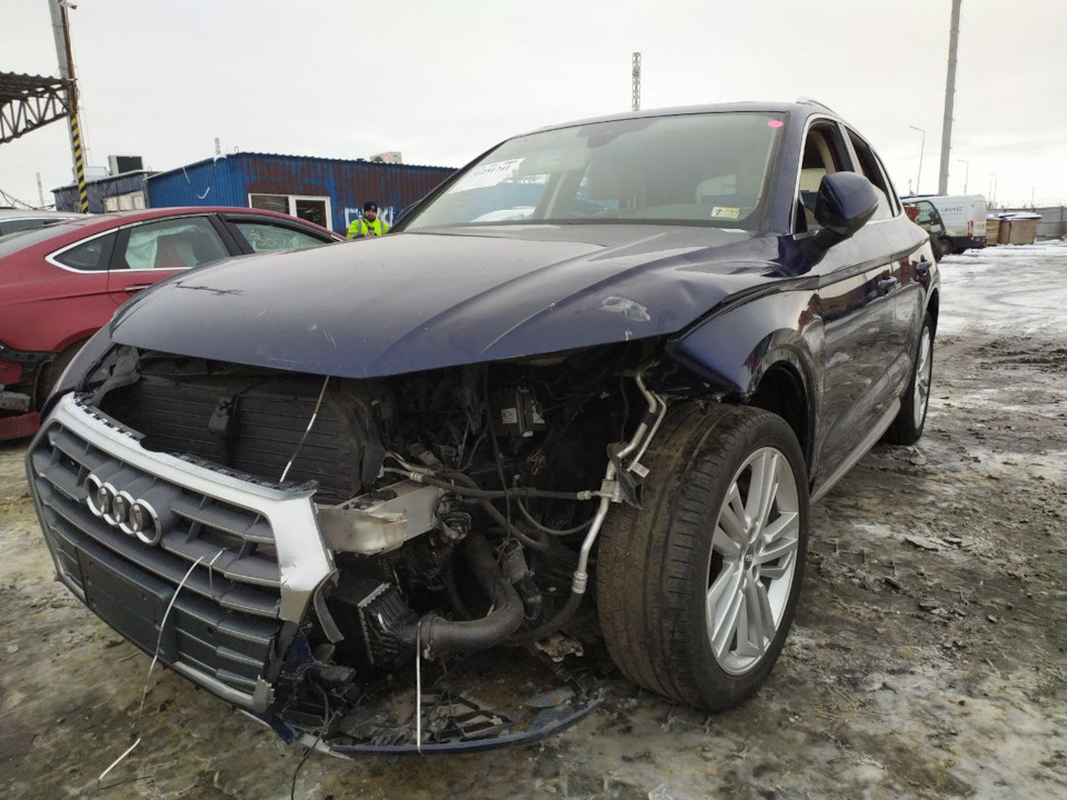 Audi Q5 уже в Украине Одесса — Audi Q5 (2G), 2 л, 2018 года | кузовной ...