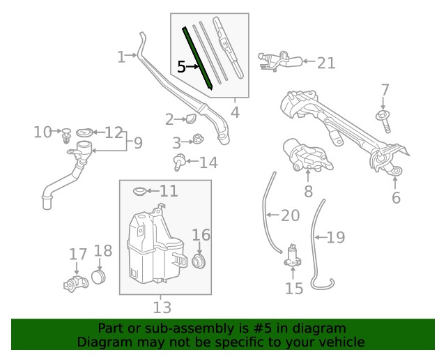 8521468020 Резинка стеклоочисти TOYOTA LEXUS | Запчасти на DRIVE2