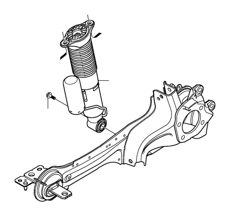 31302603 Амортизатор задний Вольво Volvo | Запчасти на DRIVE2