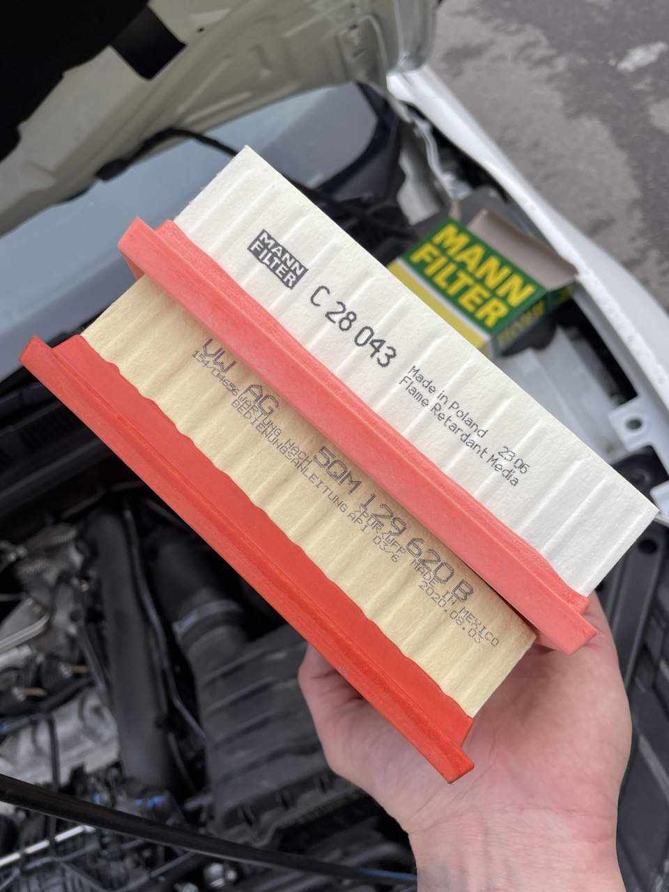 C28043 Воздушный фильтр MANN FILTER | Запчасти на DRIVE2