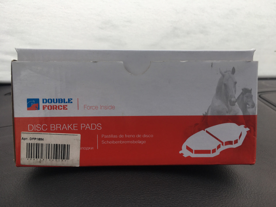 DOUBLE FORCE DFP1684 колодки передние — Ford S-Max (1G), 2,5 л, 2006 года | своими руками | DRIVE2