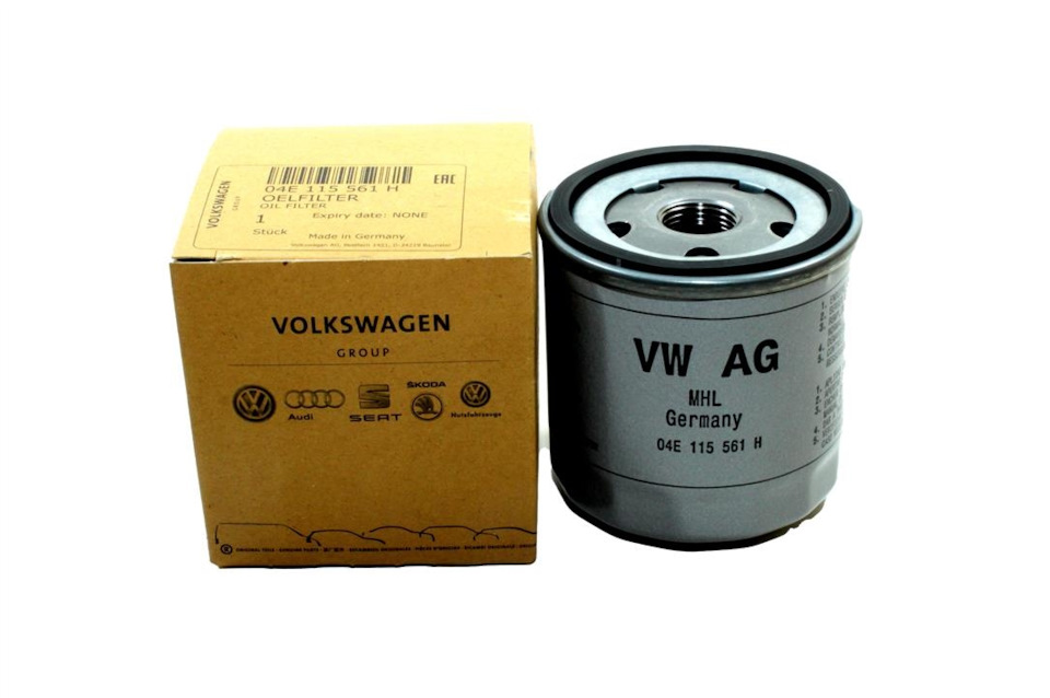 04E115561H Фильтр масляный 1,6 л Бензин CWVA VAG | Запчасти на DRIVE2