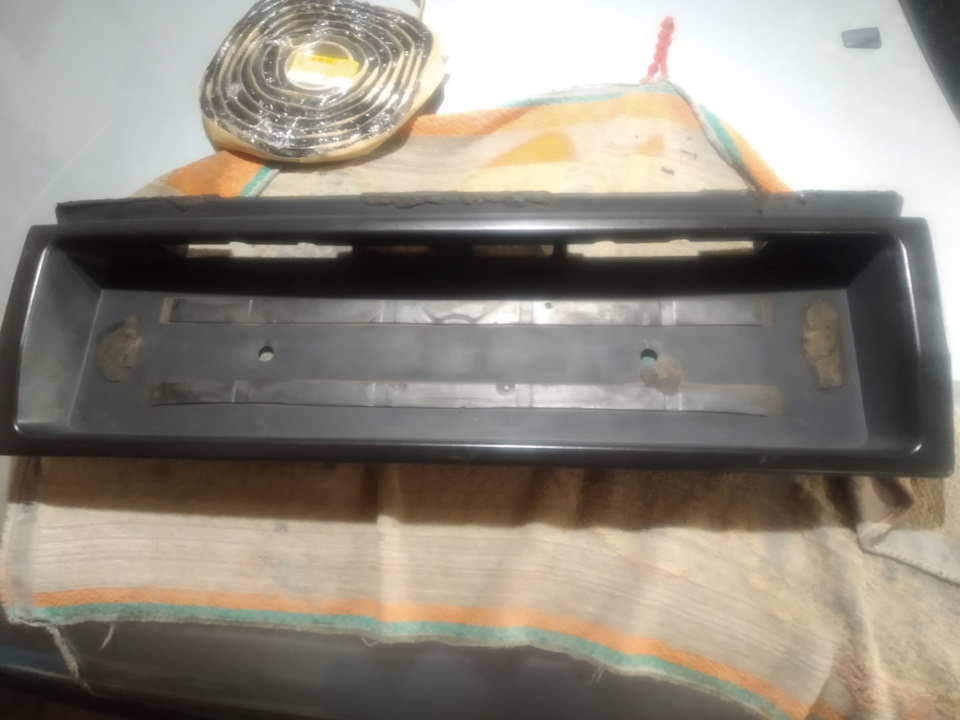 Установка рамки под номер audi 80 b3 — Audi 80 (B3), 1,6 л, 1990 года ...