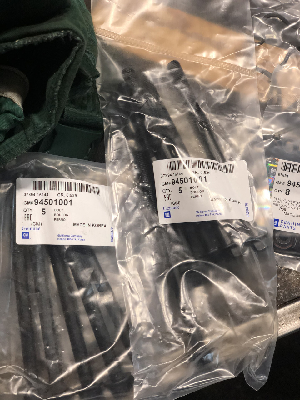 94501001 Болт ГБЦ GM | Запчасти на DRIVE2