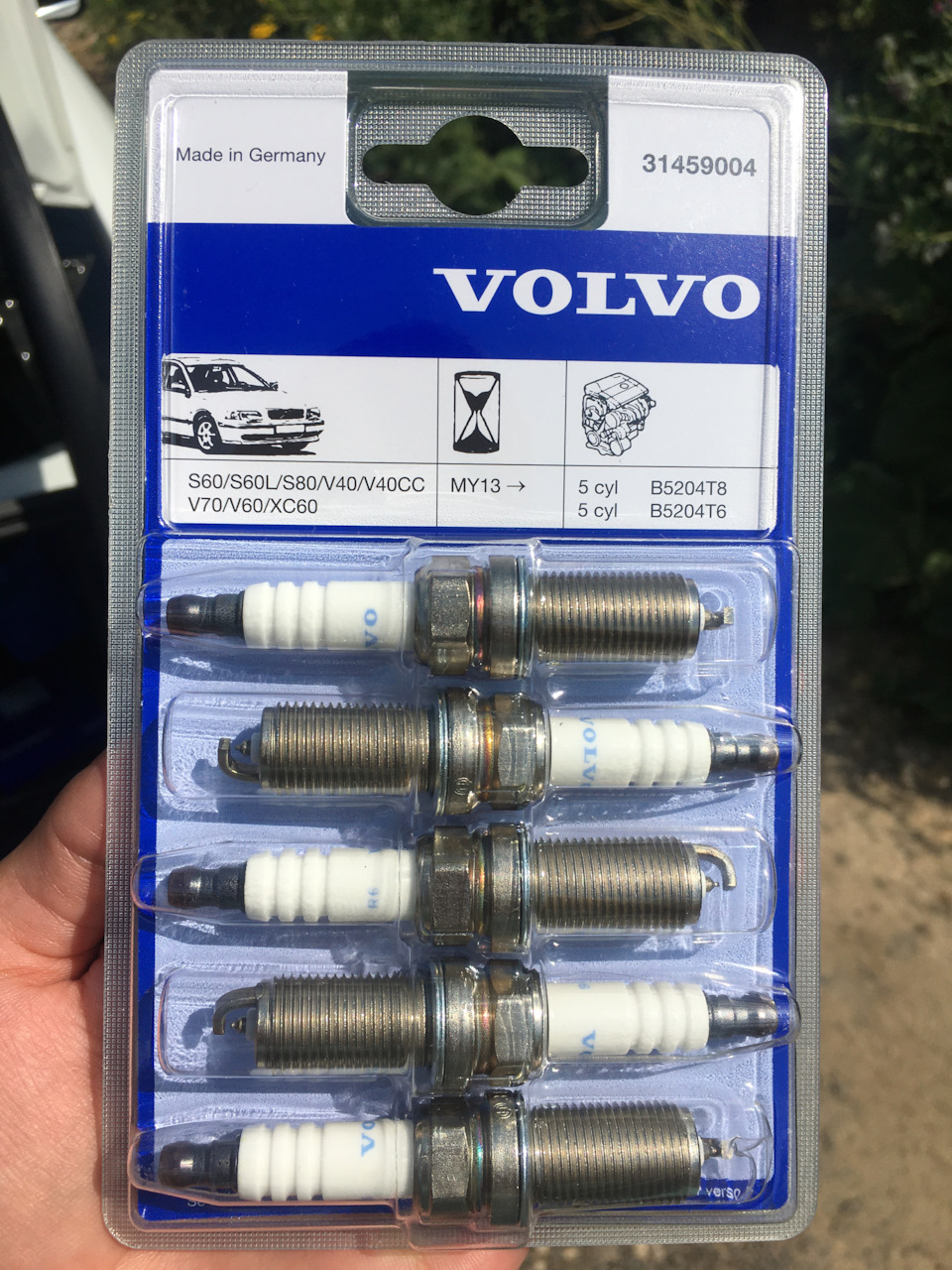 31459004 Свечи зажигания комплект Volvo | Запчасти на DRIVE2