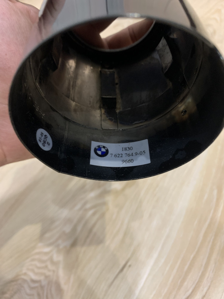 18307610633 Насадка на выпуск.трубу, черн.хром. BMW | Запчасти на DRIVE2