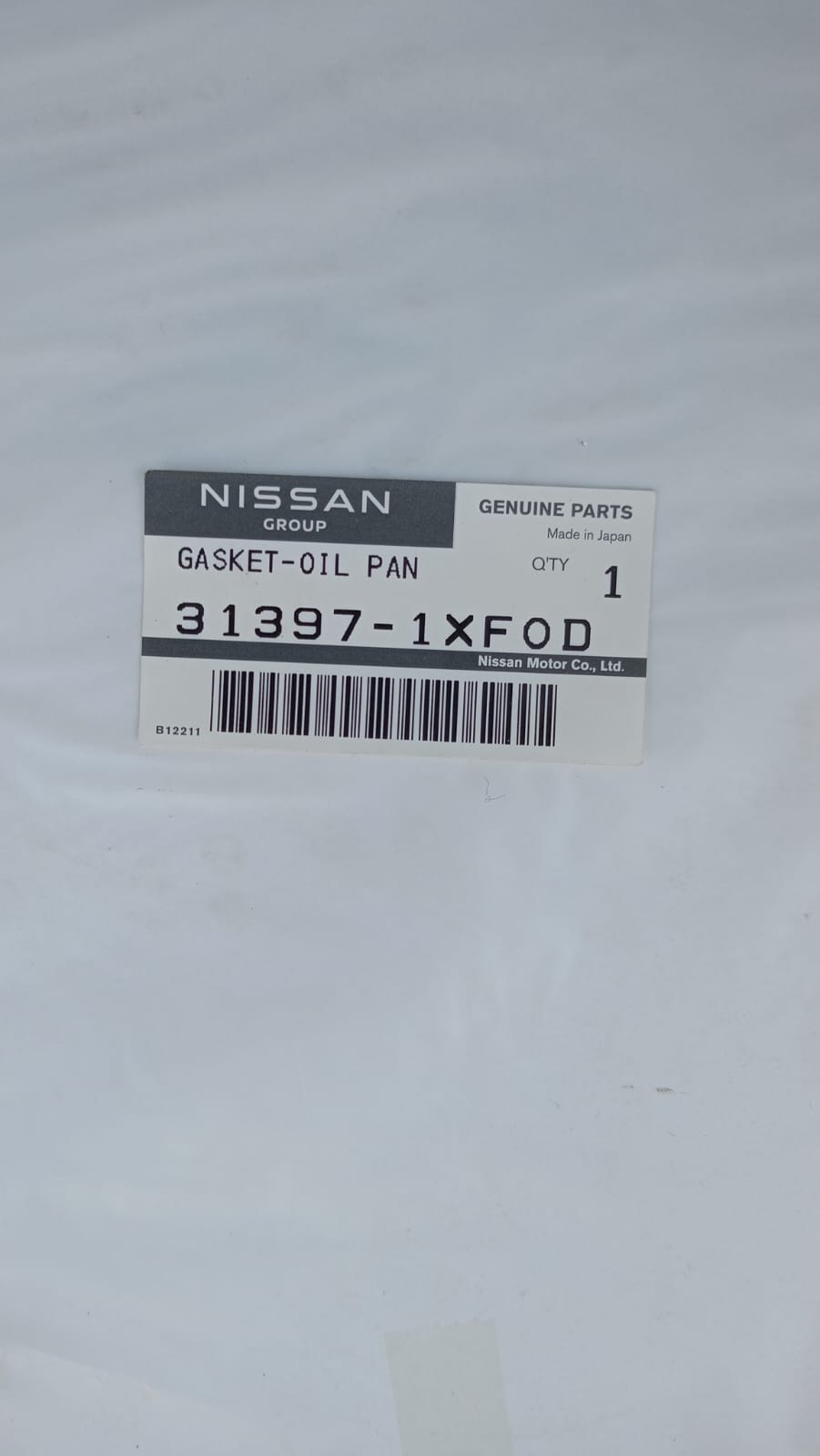 313971XF0D Прокладка поддона вариатора NISSAN INFINITI | Запчасти на DRIVE2