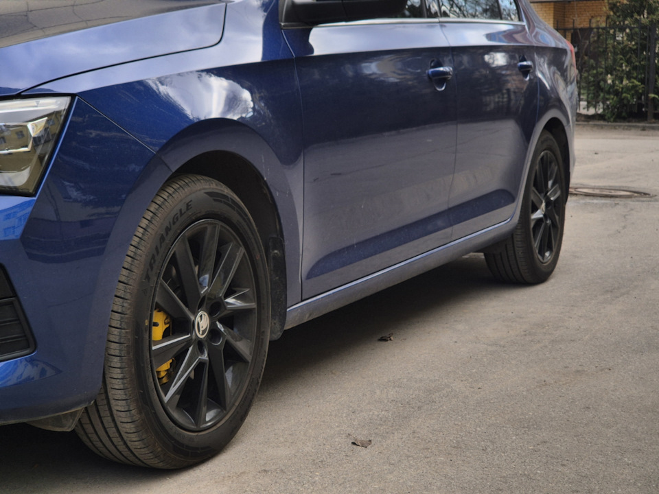 Результат занижения на каябах и новые шины triangle te 307 reliax ...