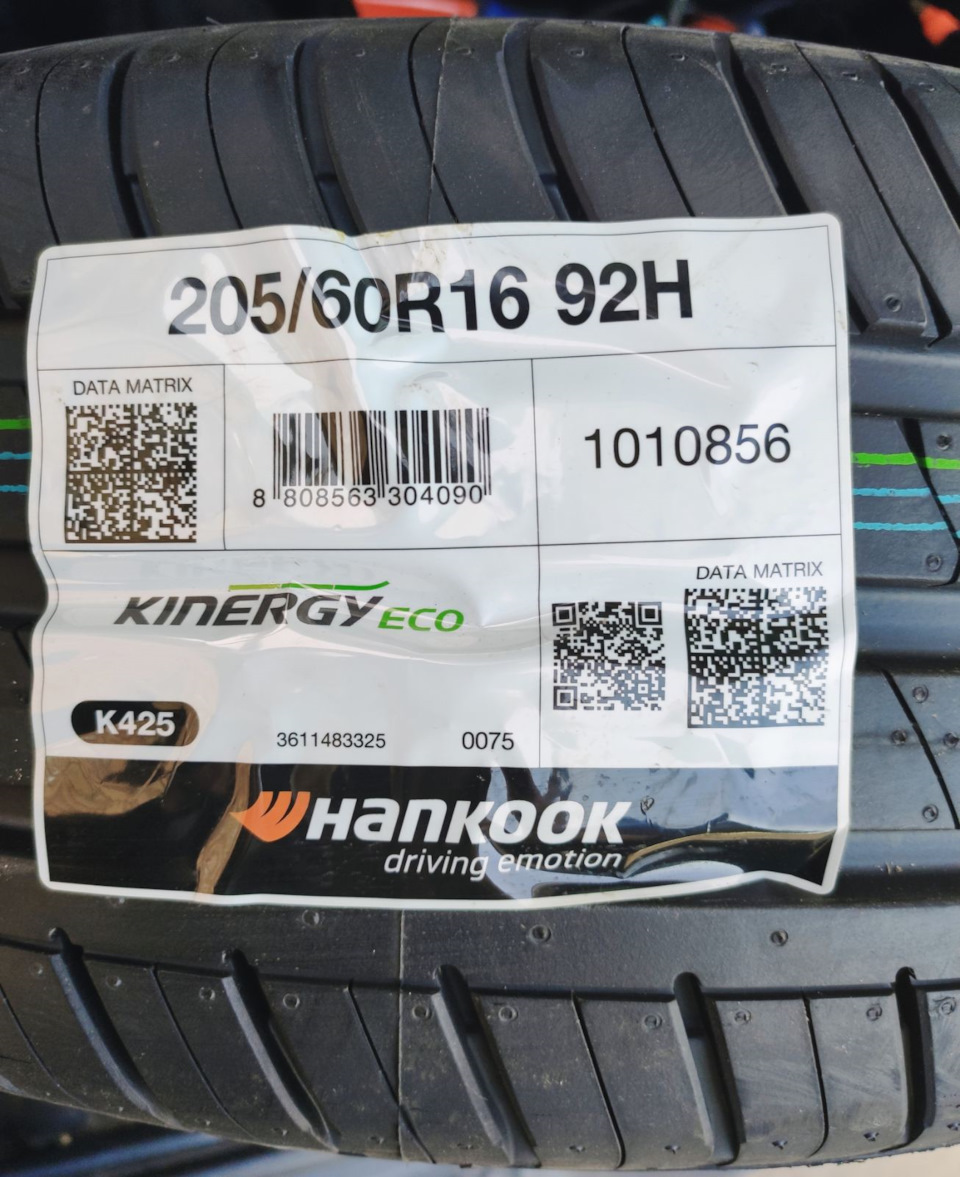 HANKOOK K425 205/60 R16 92H — Renault Sandero Stepway (2G), 1,6 л, 2017 года | шины | DRIVE2