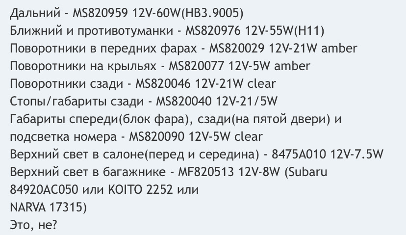 MS820029 ЛАМПОЧКА ЗАДНЕГО ФОНАРЯ Mitsubishi | Запчасти на DRIVE2