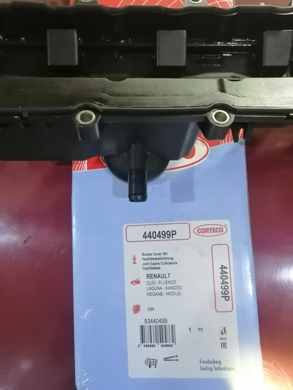 440499P Прокладка, крышка головки цилиндра CORTECO | Запчасти на DRIVE2