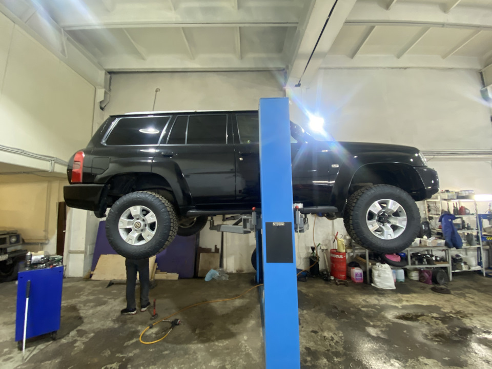 33 резина, временно. — Nissan Patrol (Y61), 4,8 л, 2006 года | шины ...