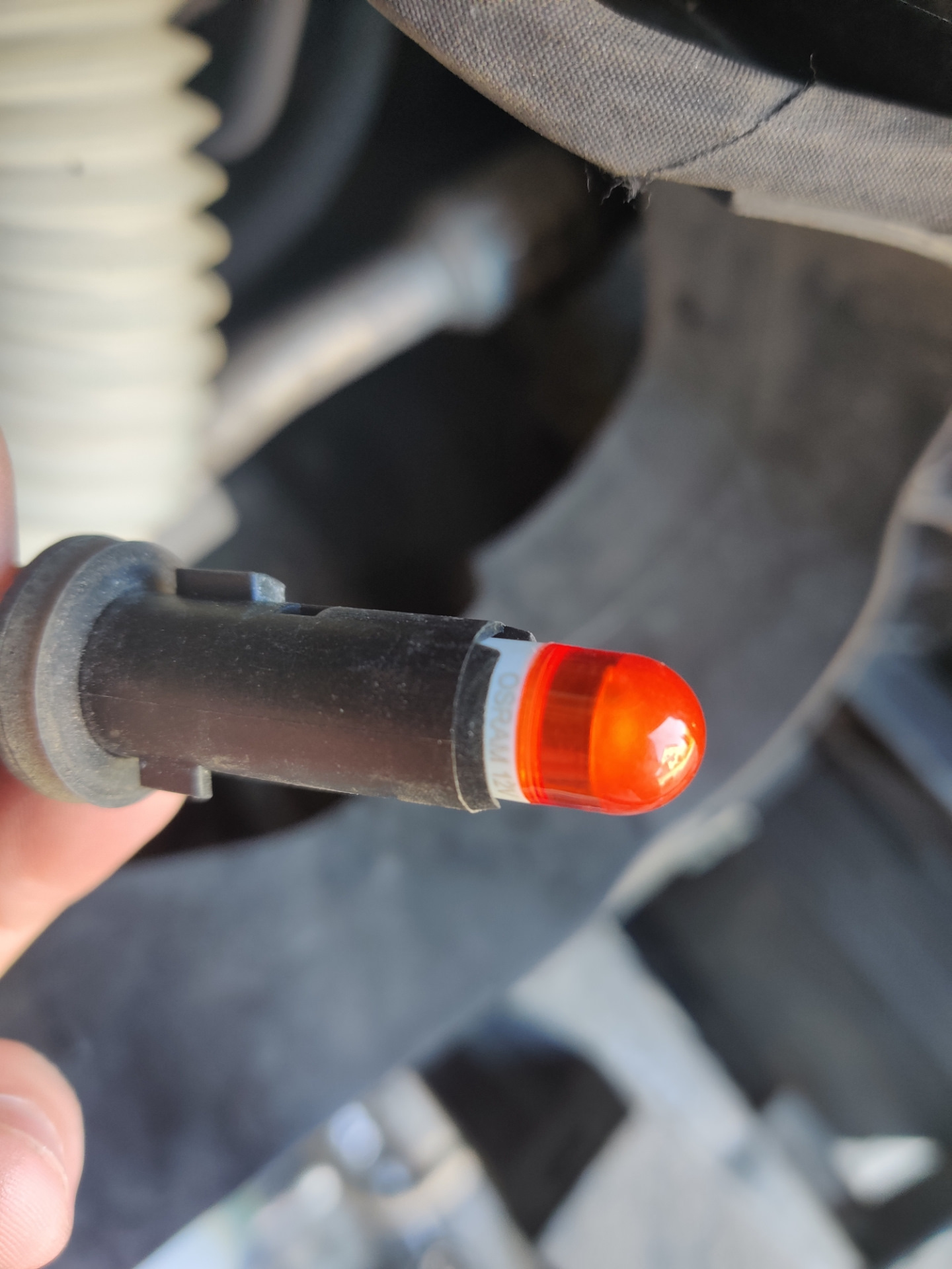 Оранжевые габариты — Renault Grand Scenic II, 1,9 л, 2006 года ...