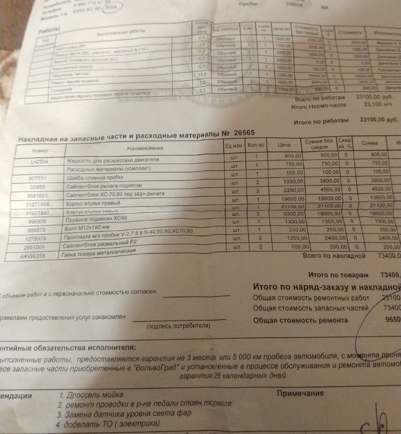 31277897 Сайлентблок переднего заднего верхнего рычага Volvo XC90 4.4 ...