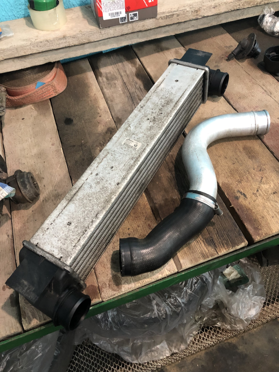 Замена турбины М57 — BMW 5 series (E39), 2,5 л., 2000 года | своими ...