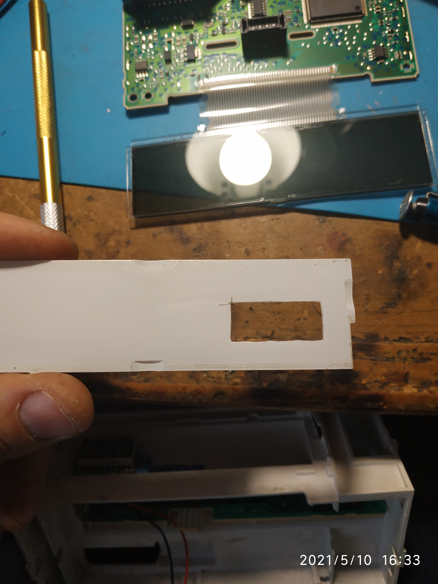 Вольтметр в экран панели — Renault Megane II, 1,6 л, 2006 года | своими руками | DRIVE2