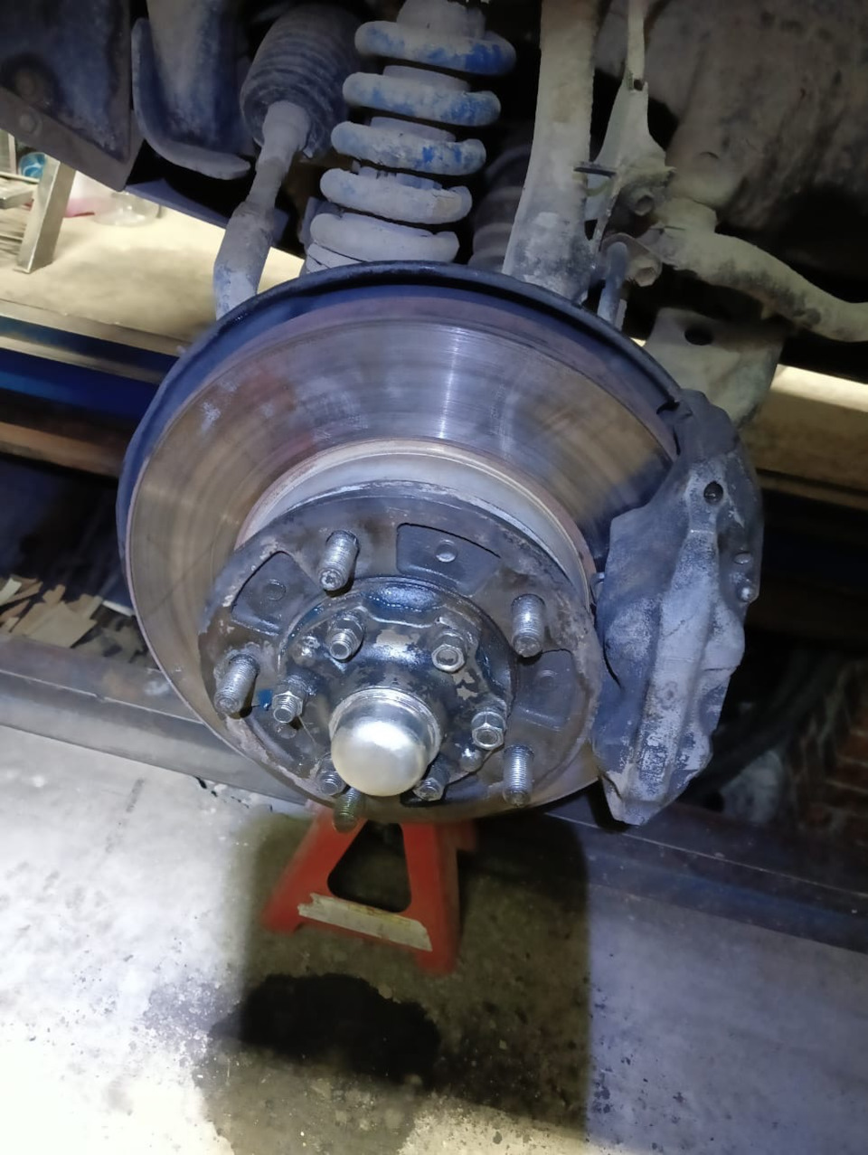 Обслужил передние ступицы — Toyota Land Cruiser 100, 4,2 л, 2007 года ...