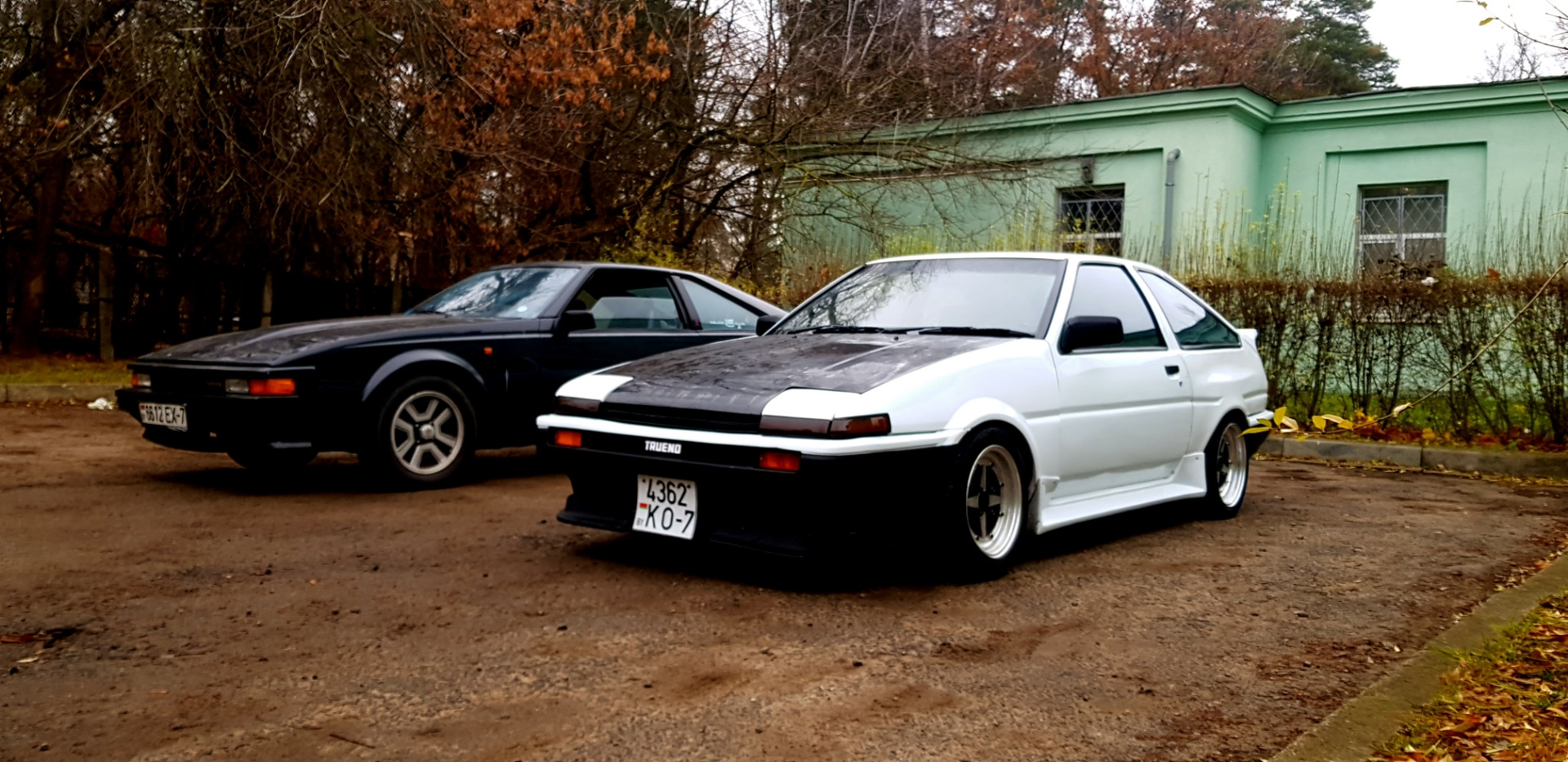 Встреча с toyota sprinter trueno ae86 — Toyota Celica Supra (61), 2,8 л ...