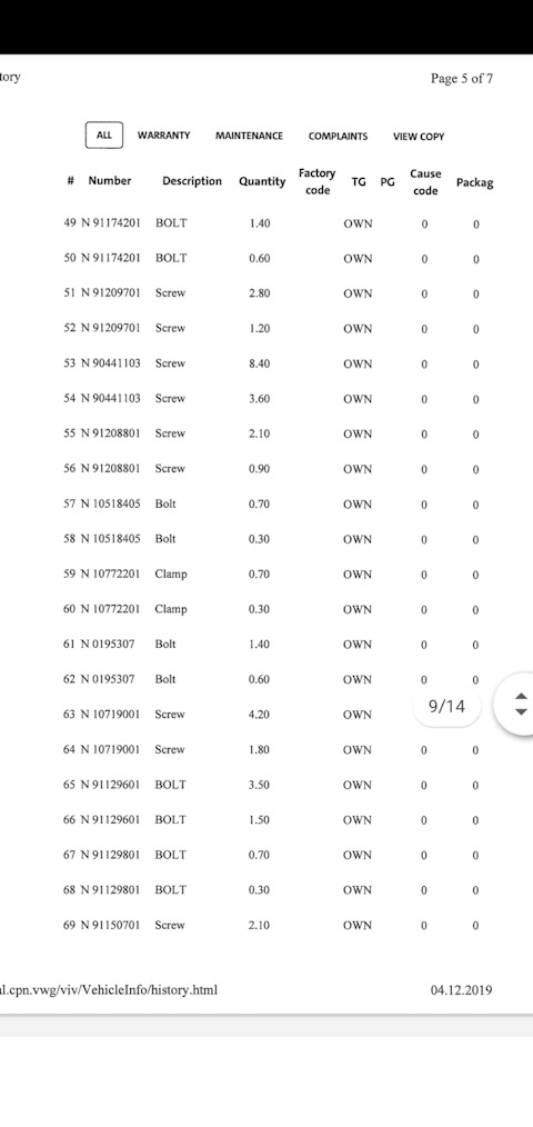 N91150701 Болт (M10x60) / AUDI, SEAT, SKODA, VW VAG | Запчасти на DRIVE2