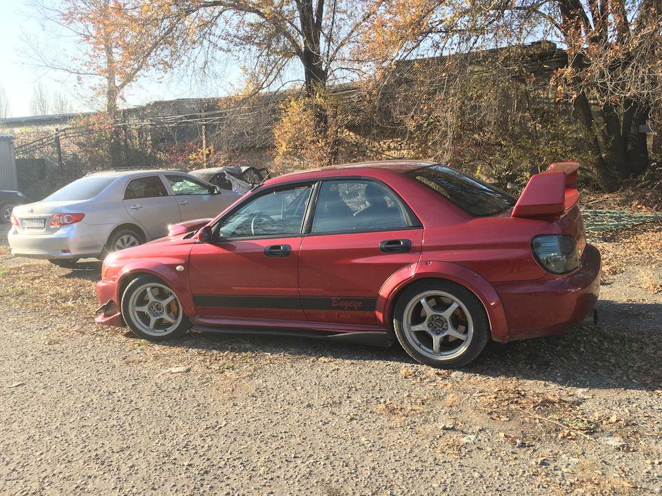 A-tech на зиму — Subaru Impreza WRX (GD/GG), 2 л, 2002 года | колёсные диски | DRIVE2