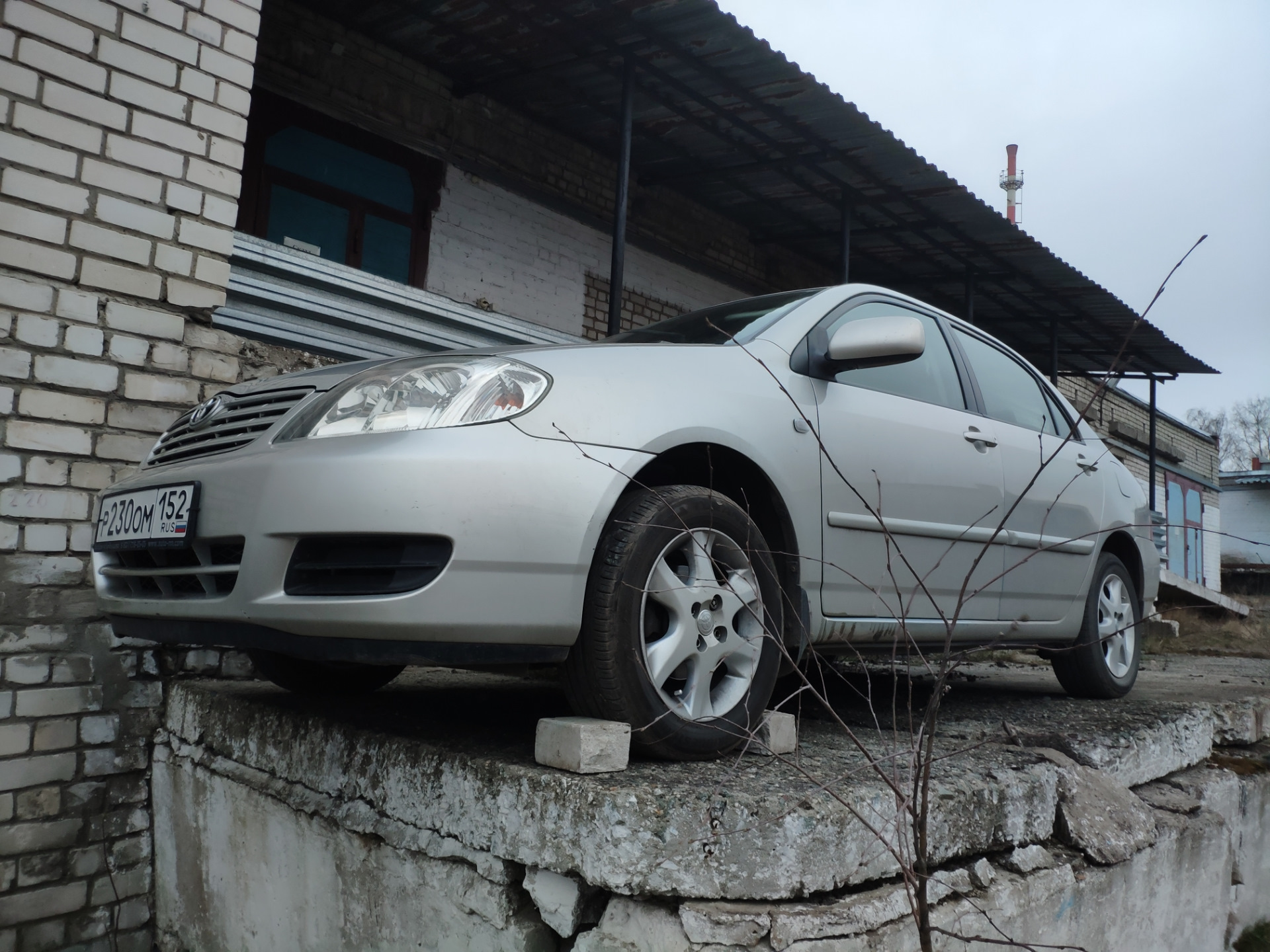 Пластиковая защита — Toyota Corolla (120), 1,6 л, 2005 года | кузовной ...