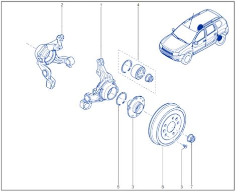 8200835832 Барабан тормозной зад RENAULT | Запчасти на DRIVE2