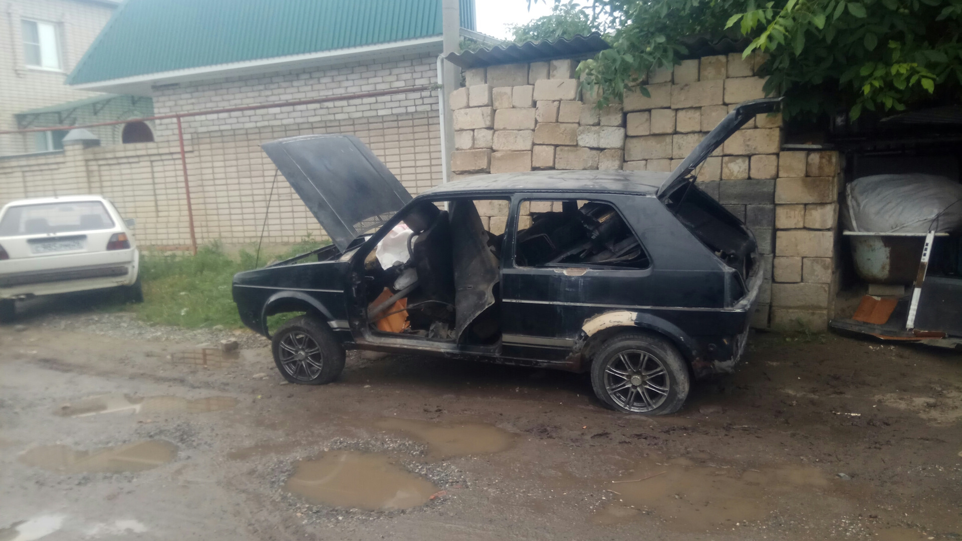 Спойлер Гольф мк2) — Volkswagen Golf Mk2, 1,8 л, 1986 года | стайлинг ...