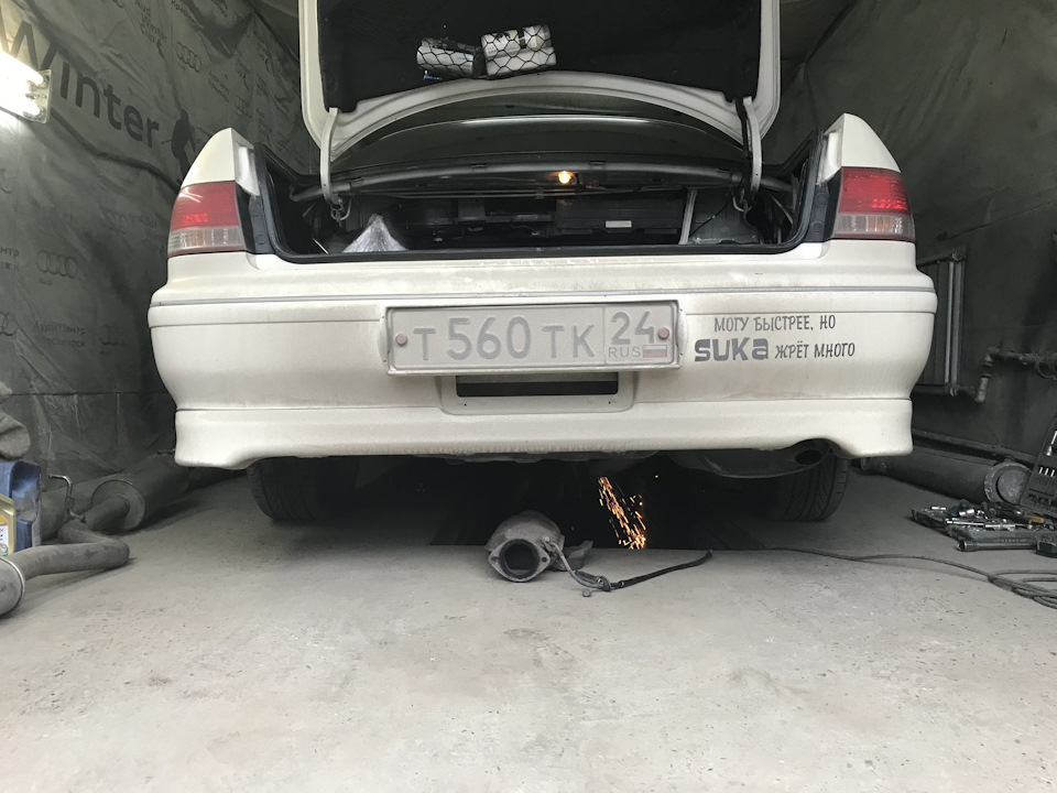 Система Выхлопа: Apexi N1 — Toyota Mark II (100), 2,5 л, 1998 года | тюнинг | DRIVE2