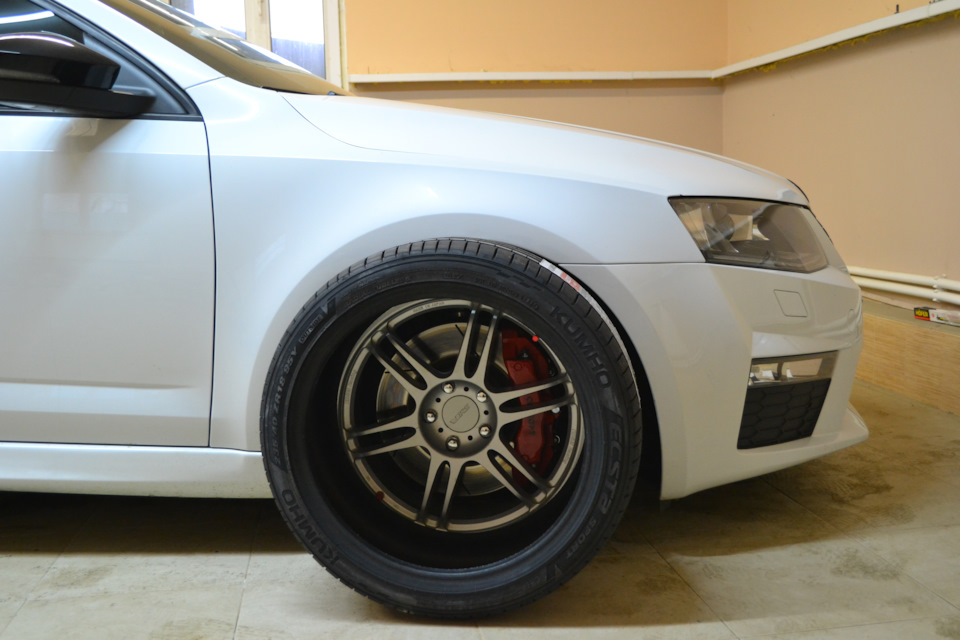 Kumho PS72 Sport — подробненький обзор! — Skoda Octavia RS A7 Mk3, 2 л, 2014 года | шины | DRIVE2