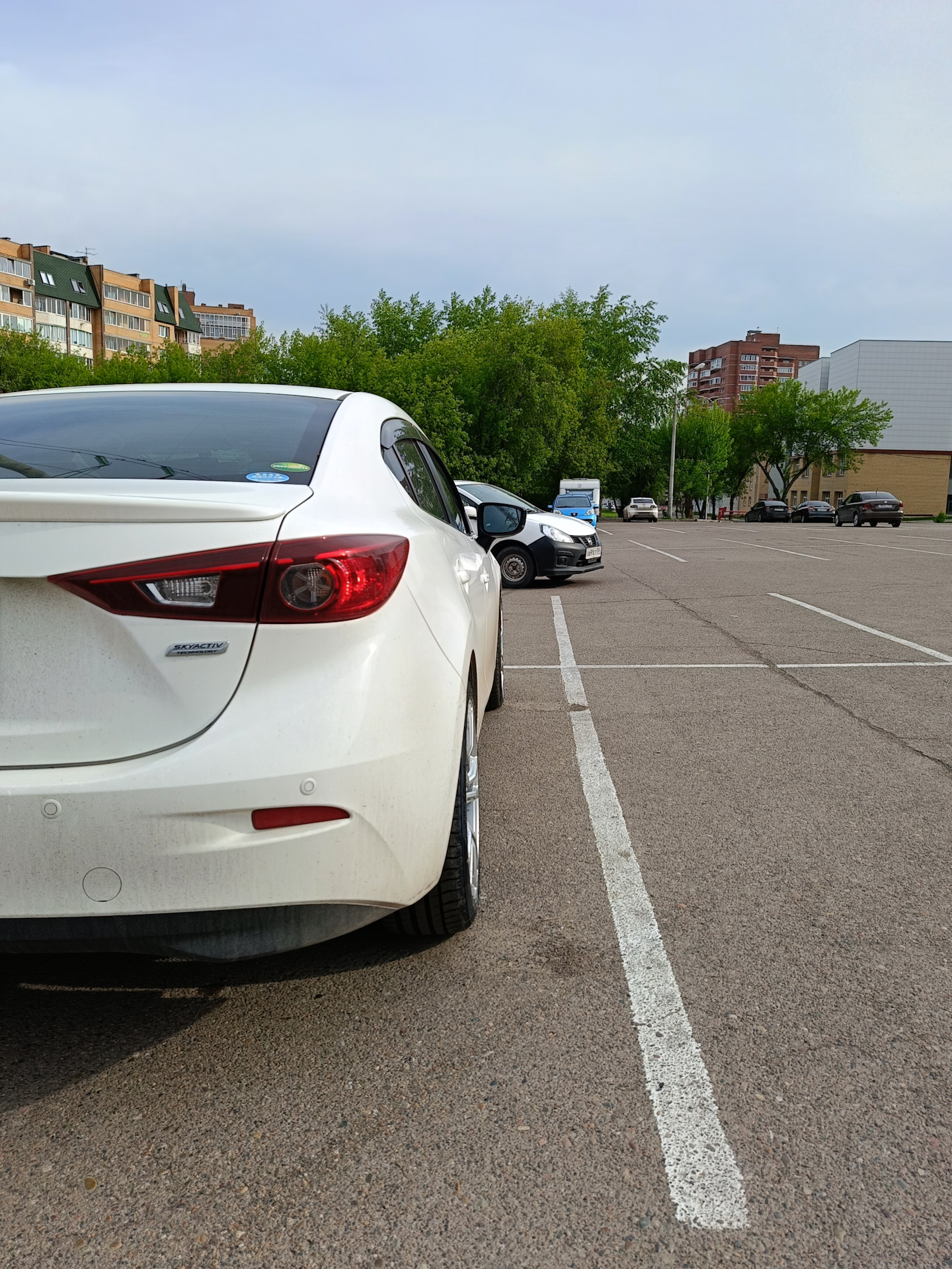 Диски на лето R18 "Skad МЮНХЕН" 8j. Шины 225/45. — Mazda Axela (3G), 1 ...