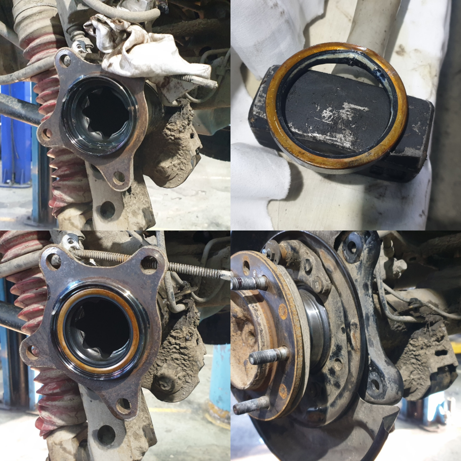 Замена ступичного подшипника задней полуоси. — Toyota Land Cruiser ...