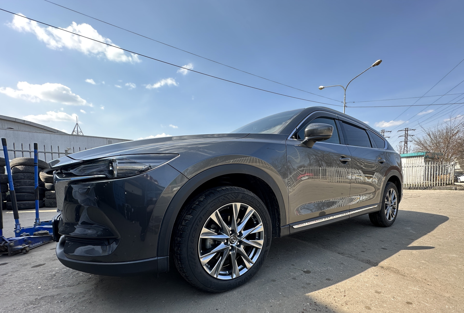 Летняя резина Kumho ECSTA PS71 SUV 225/55 R19 Mazda CX-8 — Mazda CX-8, 2,2 л, 2019 года | шины ...