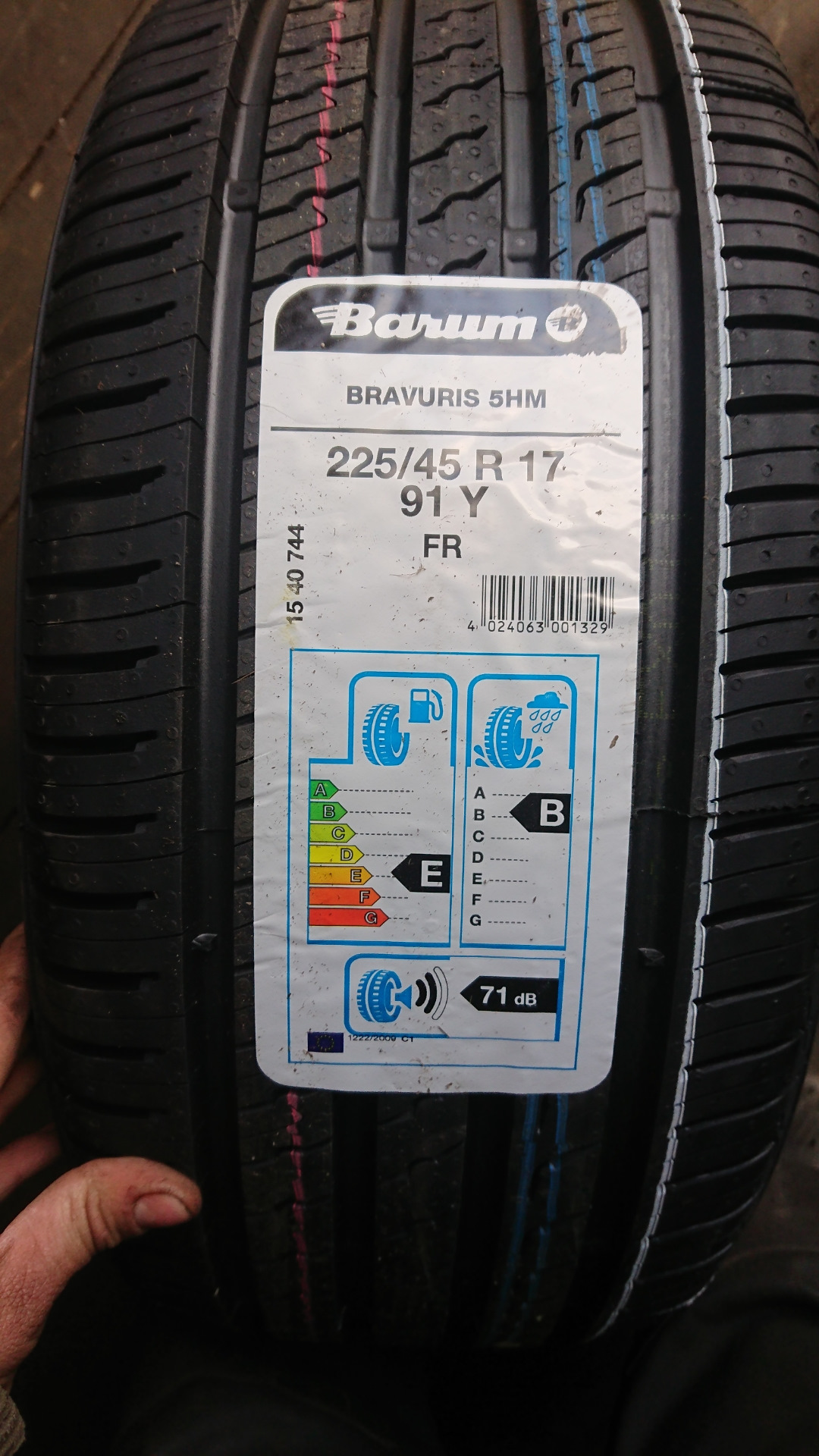 Летние шины Barum Bravuris 5HM — BMW 3 series (E46), 2 л, 2000 года ...