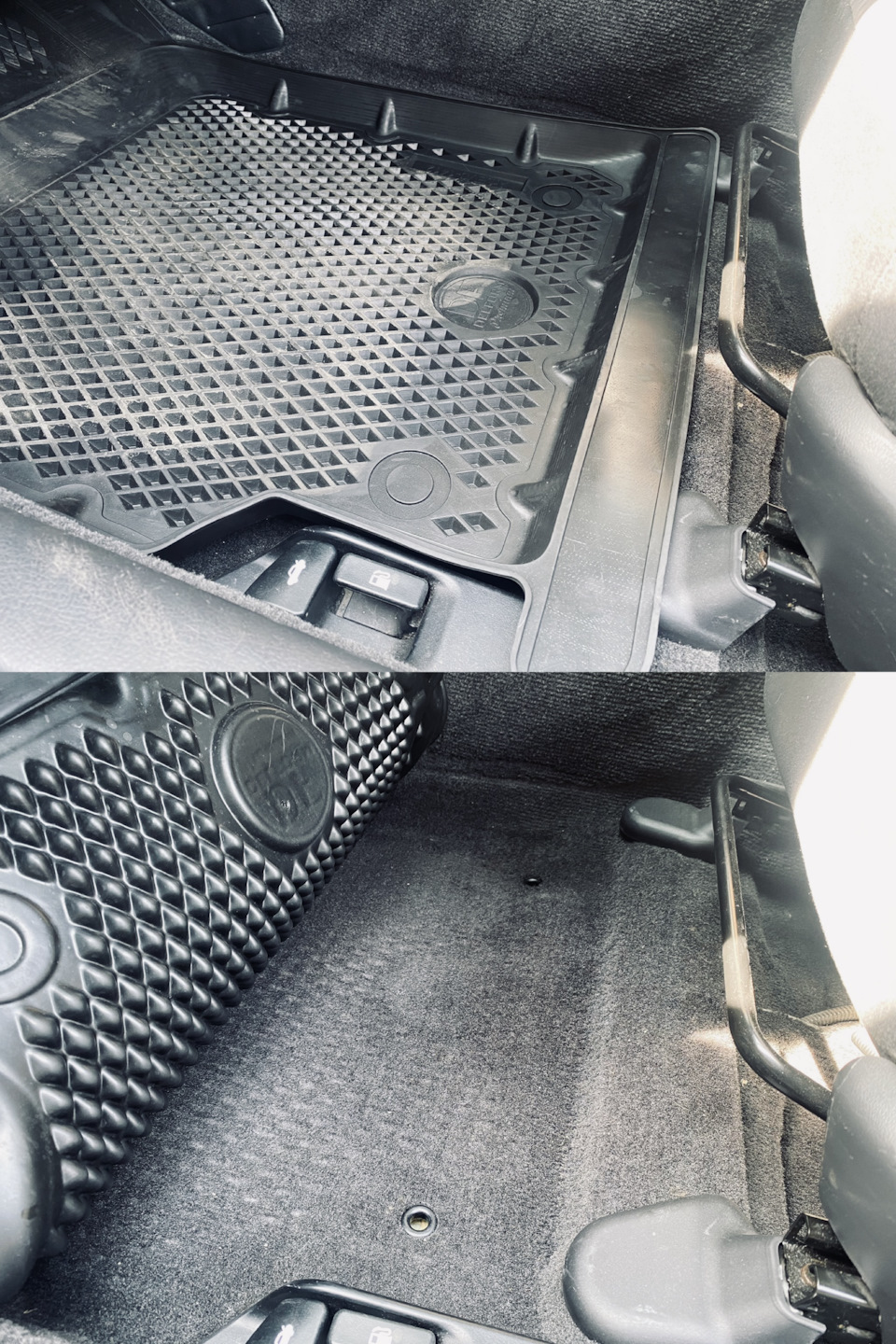 Крепление водительского коврика — Toyota Camry (XV40), 2,4 л, 2010 года ...