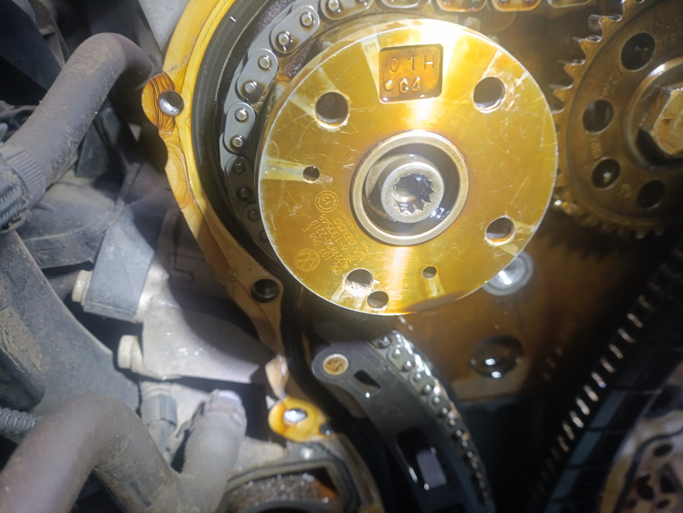 Большое ТО с заменой цепи — Volkswagen Tiguan (1G), 1,4 л, 2012 года ...