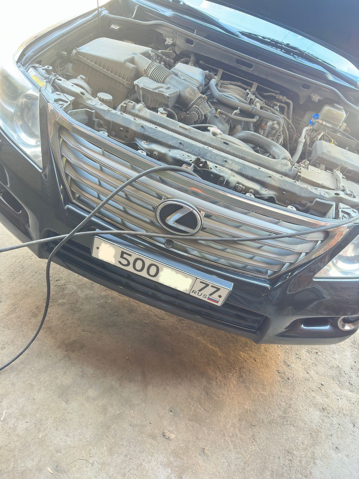 Заправка кондиционера Lexus 570 и обслуживание — Lexus LX (URJ200/URJ201), 5,7 л, 2011 года ...