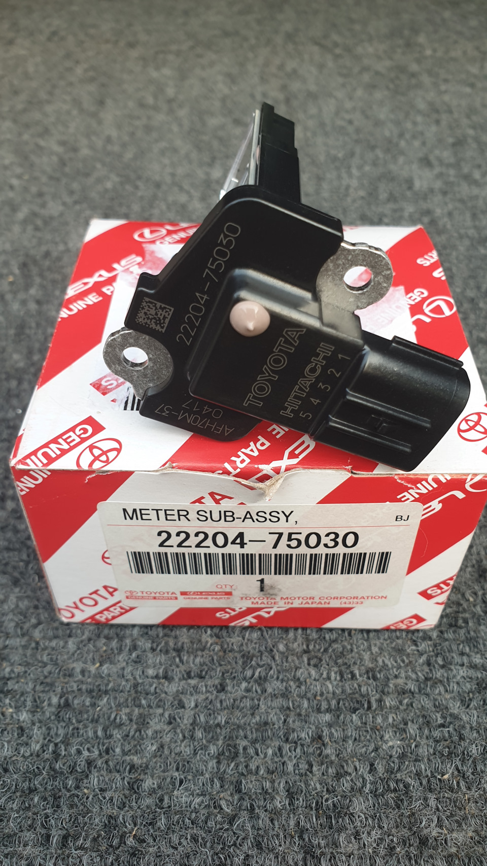 2220475030 ДАТЧИК РАСХОДА ВОЗДУХА TOYOTA LAND CRUISER (02-…), LEXUS ...