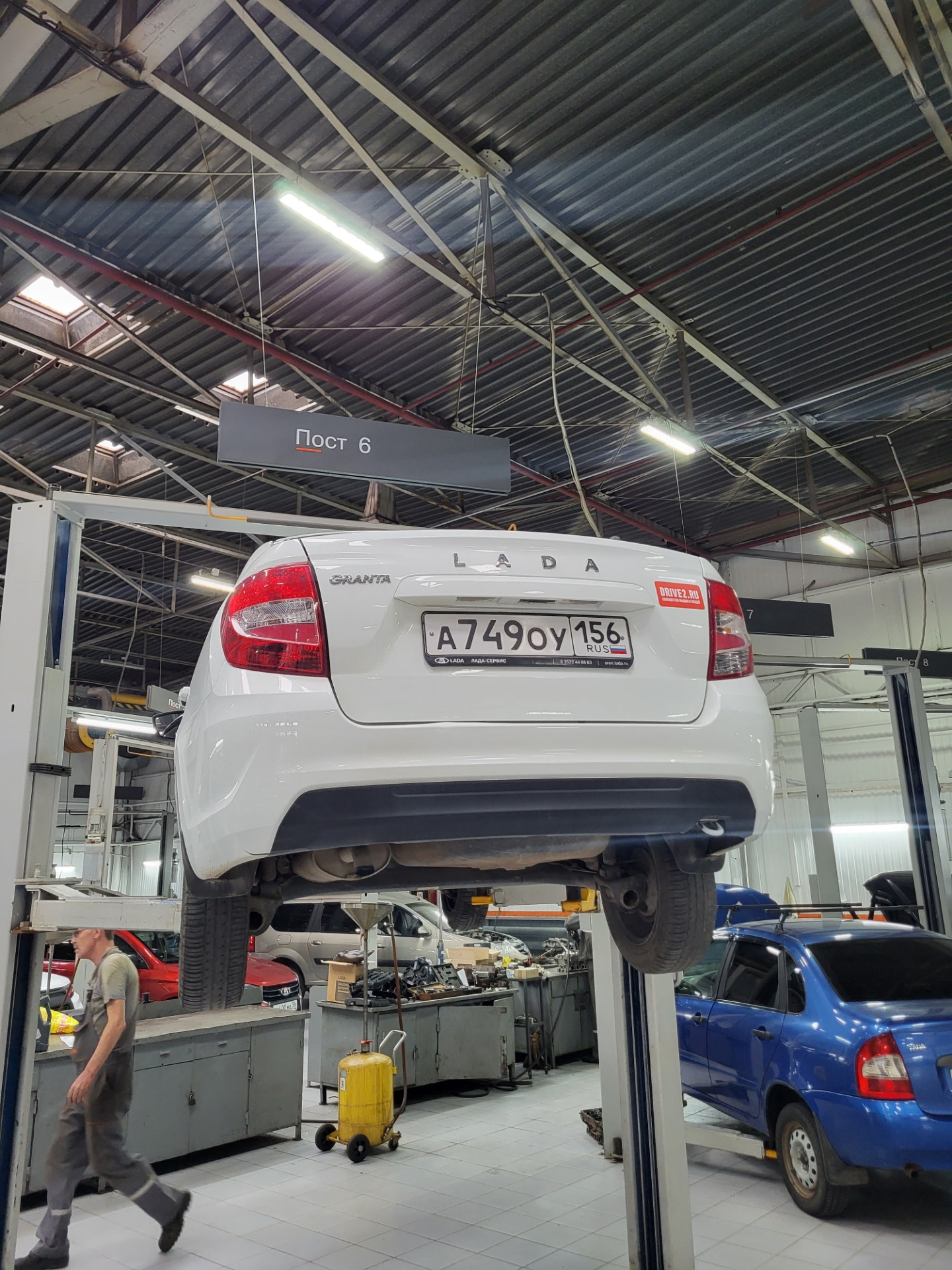 Круиз — контроль на Granta FL Comfort — Lada Гранта (2G) FL, 1,6 л ...
