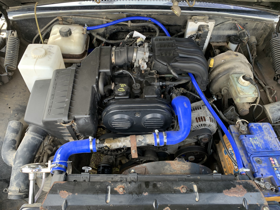 Замена двигателя и радиатора — ГАЗ 31105, 2,4 л, 2006 года | другое ...