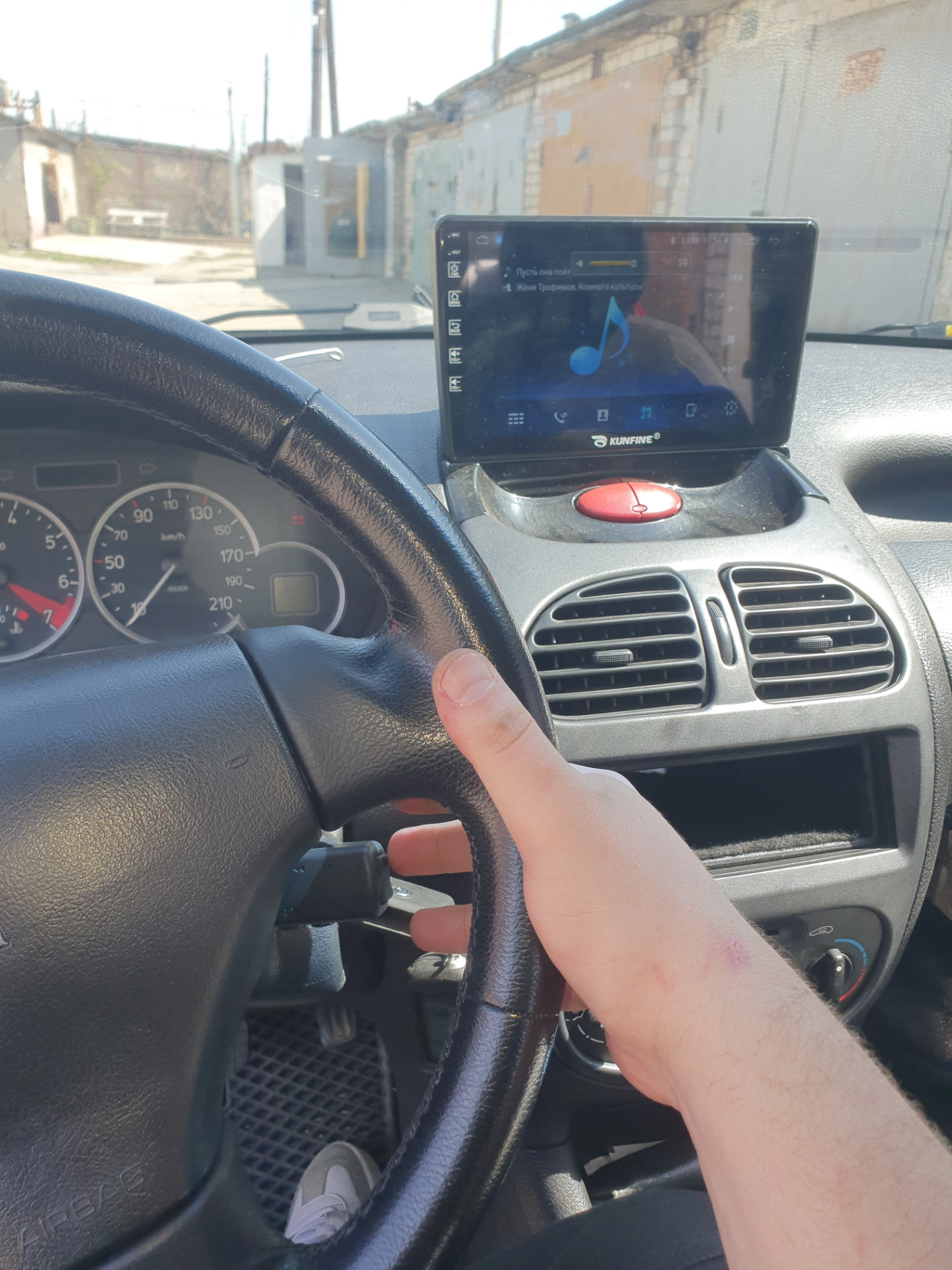 Подрулевой джойстик для андроид магнитолы — Peugeot 206, 1,4 л, 2008 ...