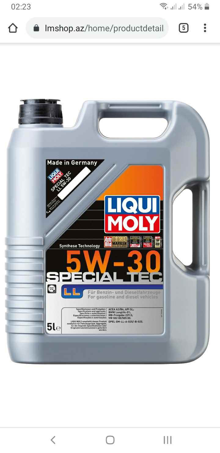 Нужен совет по моторному маслу Liqui Moly — Hyundai Accent (4G), 1,6 л ...
