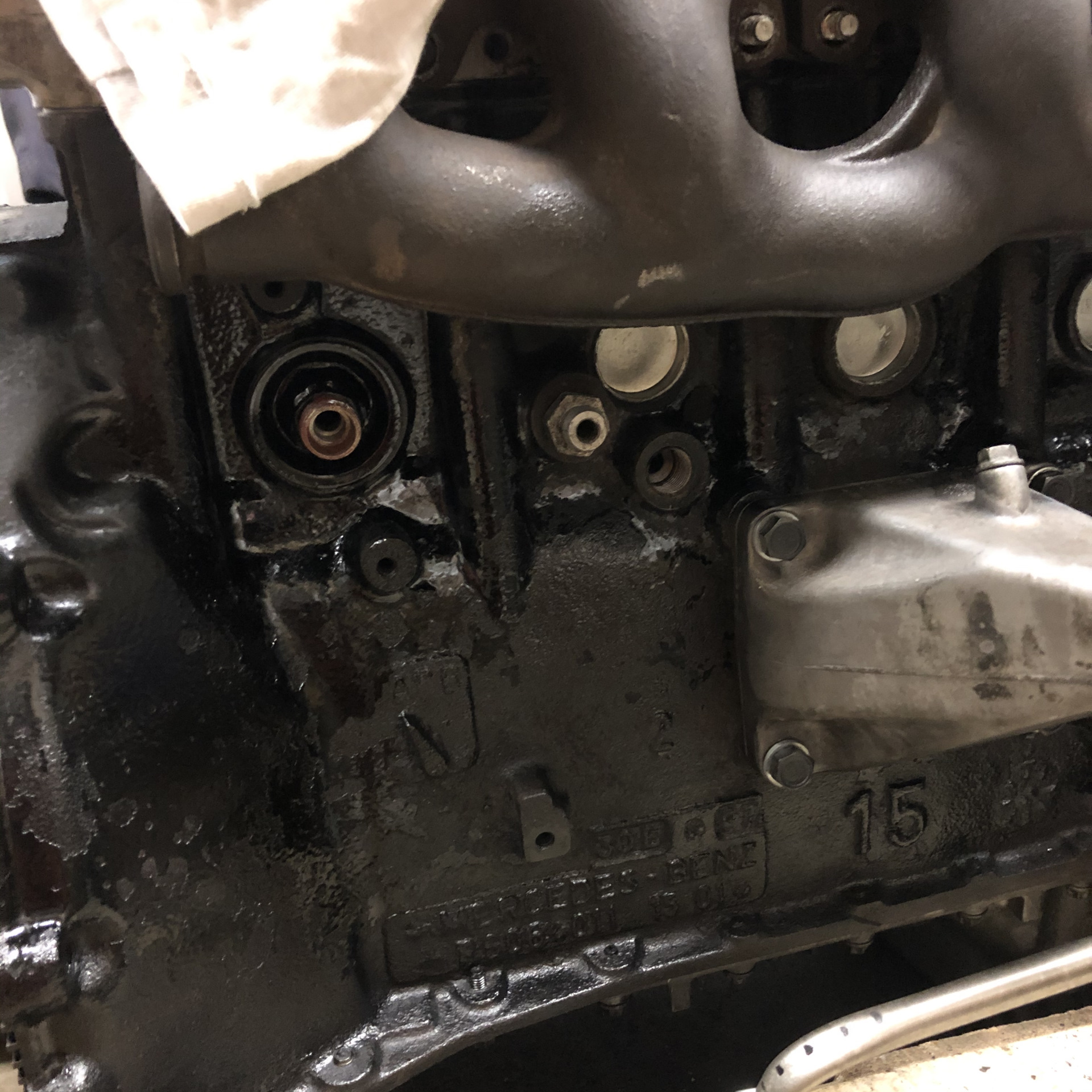 Доп.охлаждение 6 цилиндра — Mercedes-Benz E-class Coupe (C124), 2,3 л ...