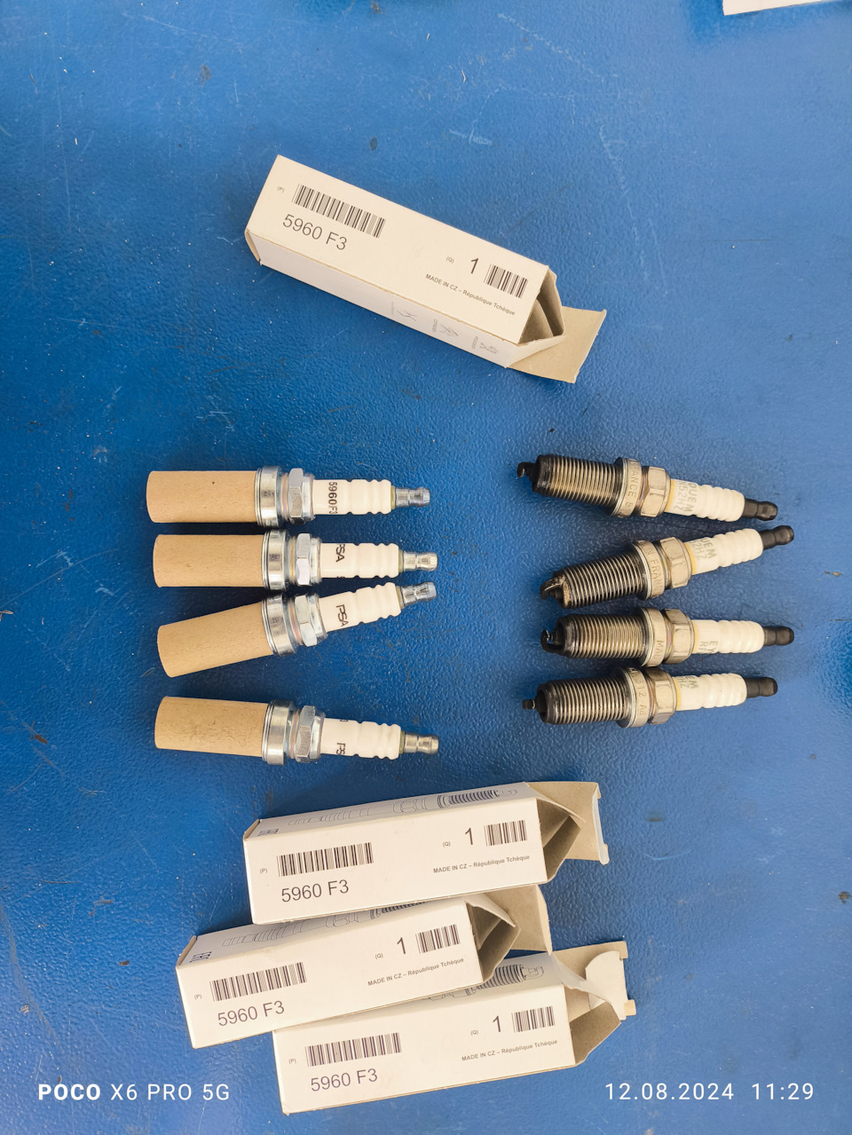 5960F3 Свеча зажигания Peugeot Citroen | Запчасти на DRIVE2