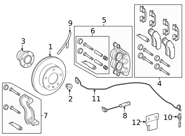 A0044208220 Колодки тормозные передние Mercedes | Запчасти на DRIVE2