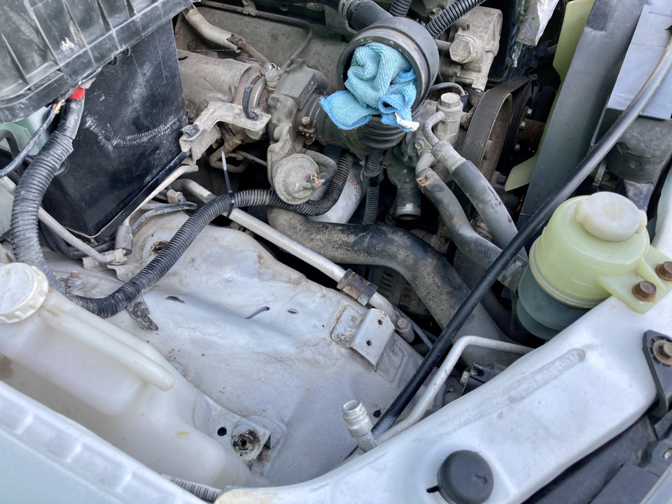 Замена охлаждающей жидкости TOTACHI 2023 — Mitsubishi L200 (4G), 2,5 л ...